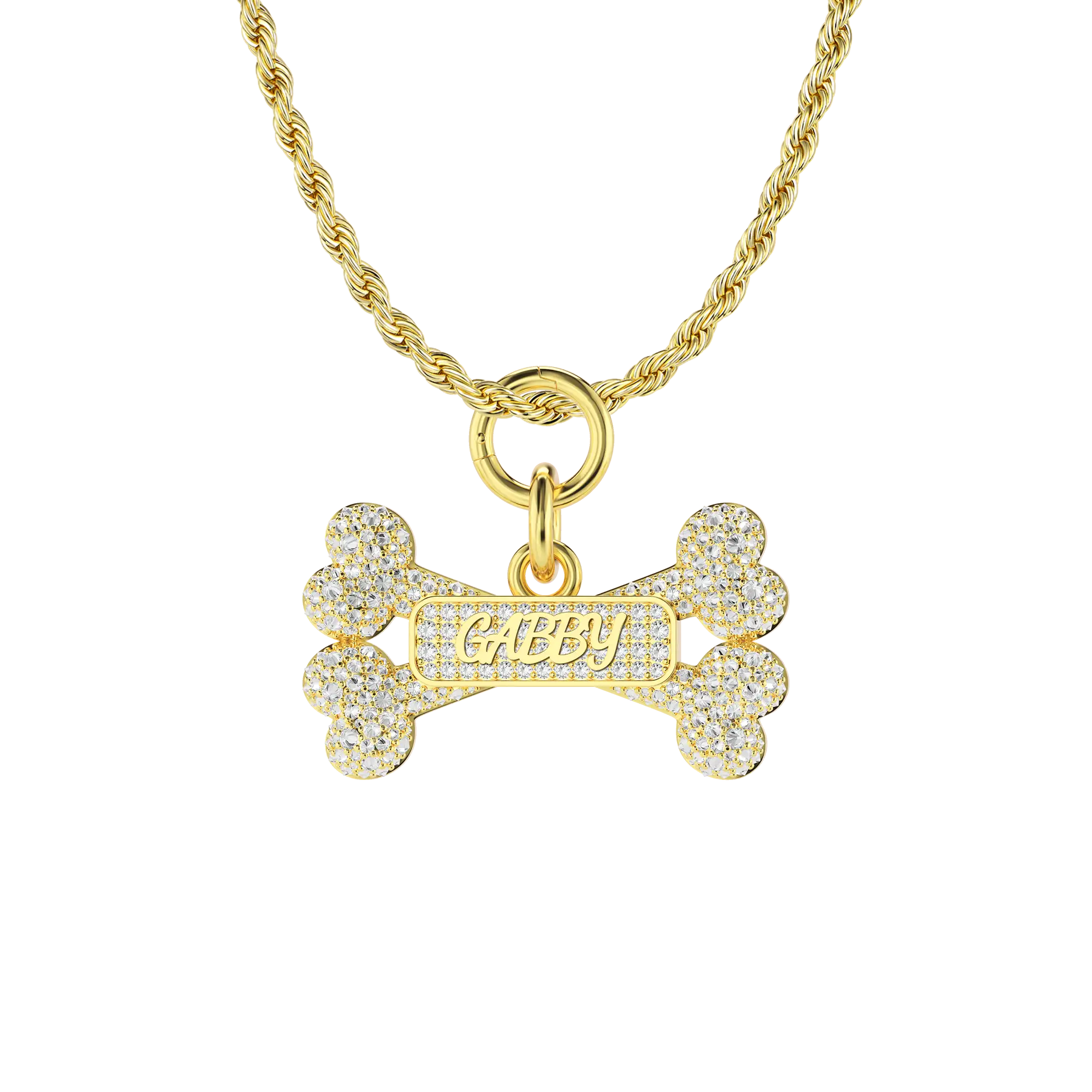 Custom Bone Name Tag Pendant – APORRO® EUROPE